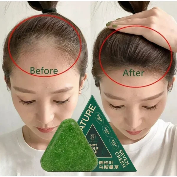 Seven Green Nature Herbal Hair Soap - gulnaz.pk